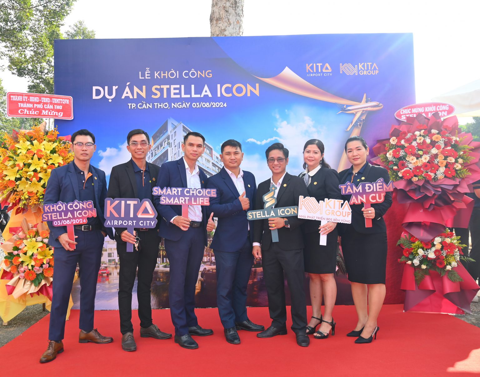 KHỞI CÔNG XÂY DỰNG ÁN CĂN HỘ CAO CẤP STELLA ICON & CÔNG BỐ THƯƠNG HIỆU “KITA Airport City ...