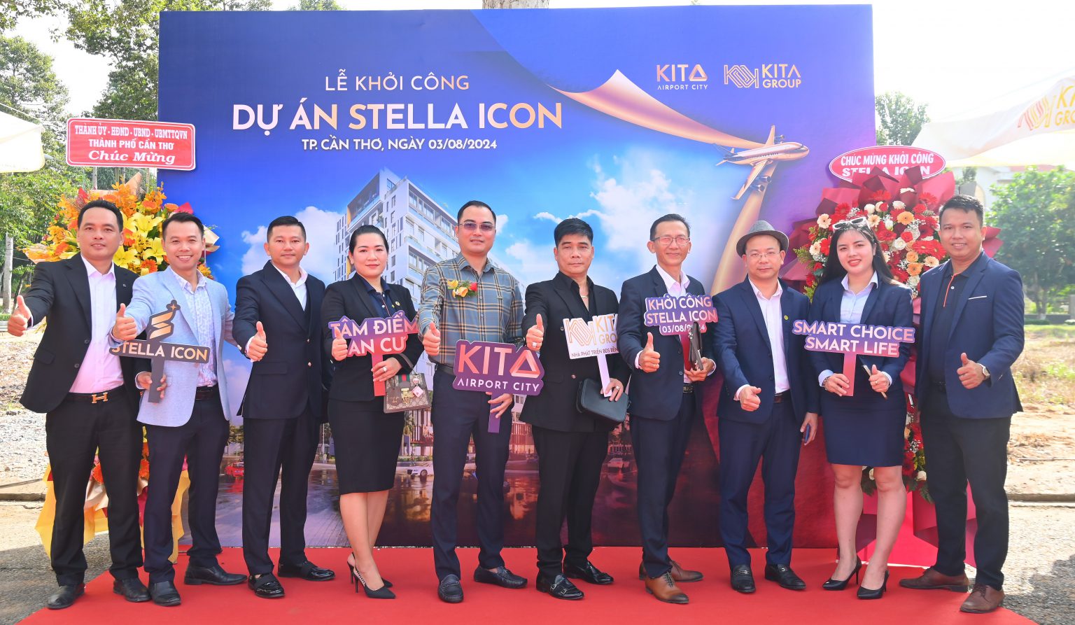 KHỞI CÔNG XÂY DỰNG ÁN CĂN HỘ CAO CẤP STELLA ICON & CÔNG BỐ THƯƠNG HIỆU “KITA Airport City ...