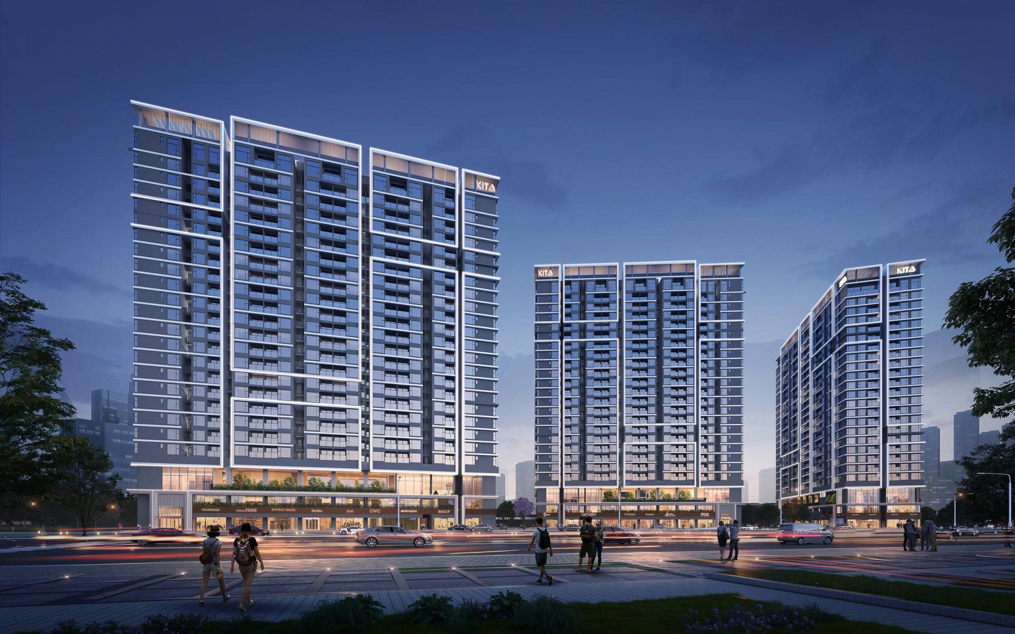 The project, located at the “golden coordinates” on Vo Van Kiet ...